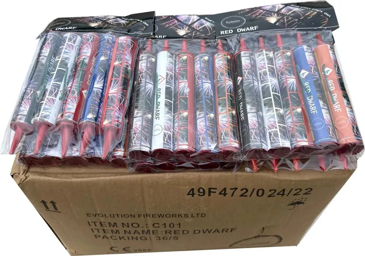 36x Red Dwarf by Evolution Fireworks – Galactic Fireworks
