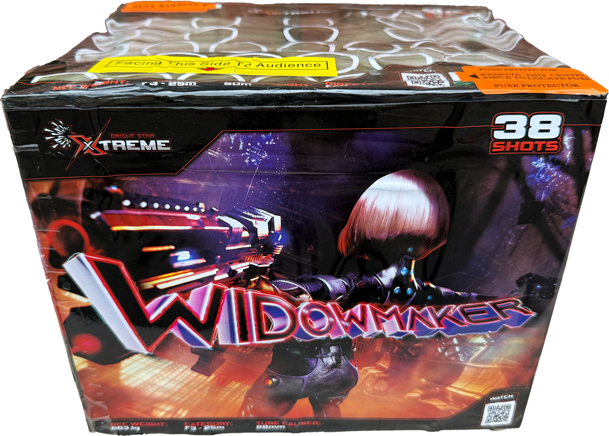 Widowmaker | 38 Shot Fan & V-Shape Barrage | Galactic Fireworks
