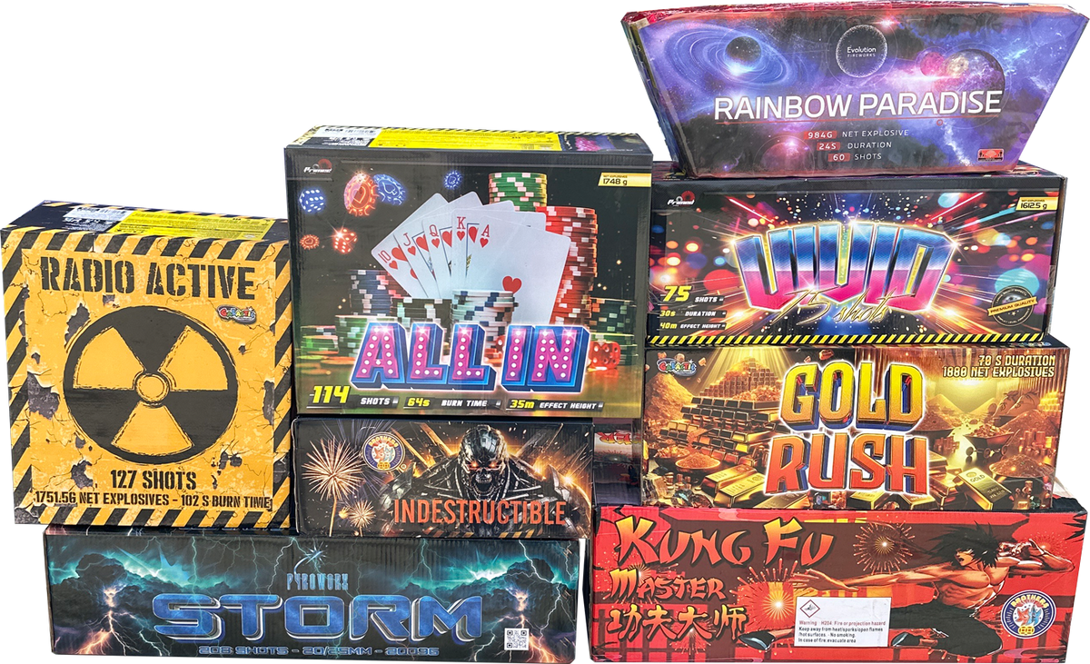 10-Minute Firework Displays | Complete Show Kits | Galactic Fireworks