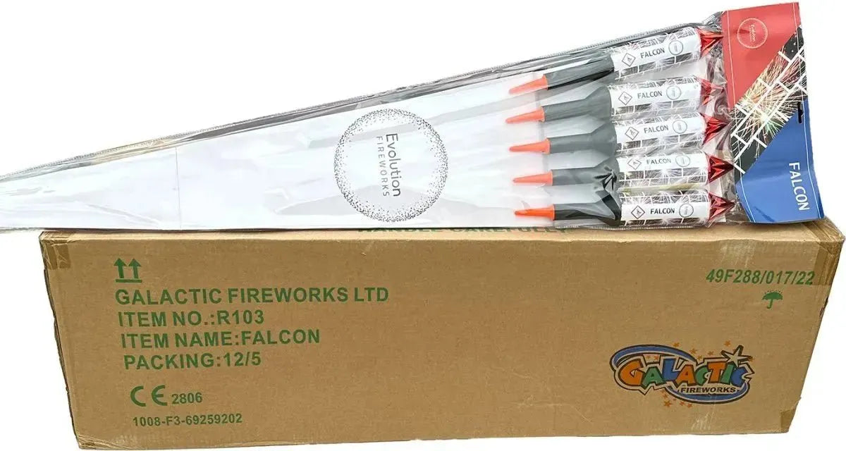 12x Falcon by Evolution Fireworks – Galactic Fireworks