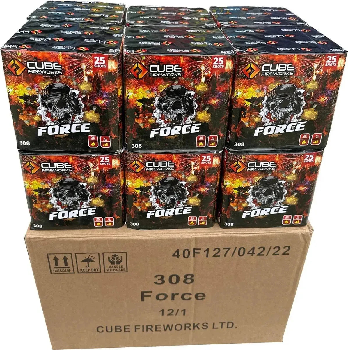 12x Force by Cube Fireworks – Galactic Fireworks