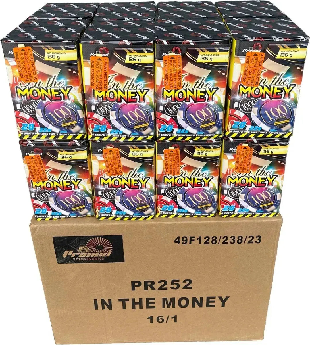 16x In The Money by Primed Pyrotechnics – Galactic Fireworks
