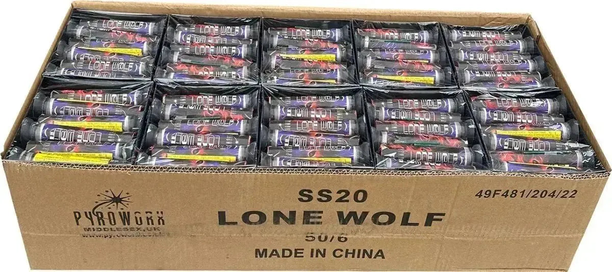 50x Lone Wolf by Pyroworx – Galactic Fireworks