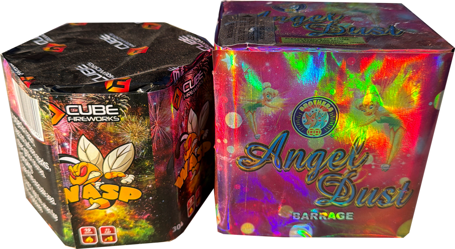 Wasp & Angel Dust Double Deal | 2 Garden Firework | Galactic Fireworks