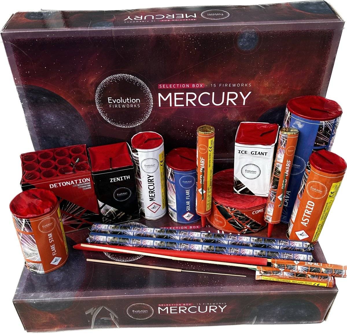 Mercury Box by Evolution Fireworks – Galactic Fireworks